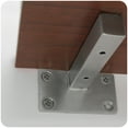 Himition Wall Mounted Shelf Bracket Heavy Duty Support Bracket Square ...