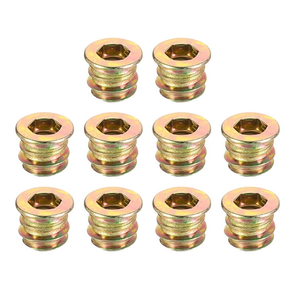 Uxcell Thread Adapters Sleeve Reducing Nut M10x1.5 Male to M5x0.8 ...
