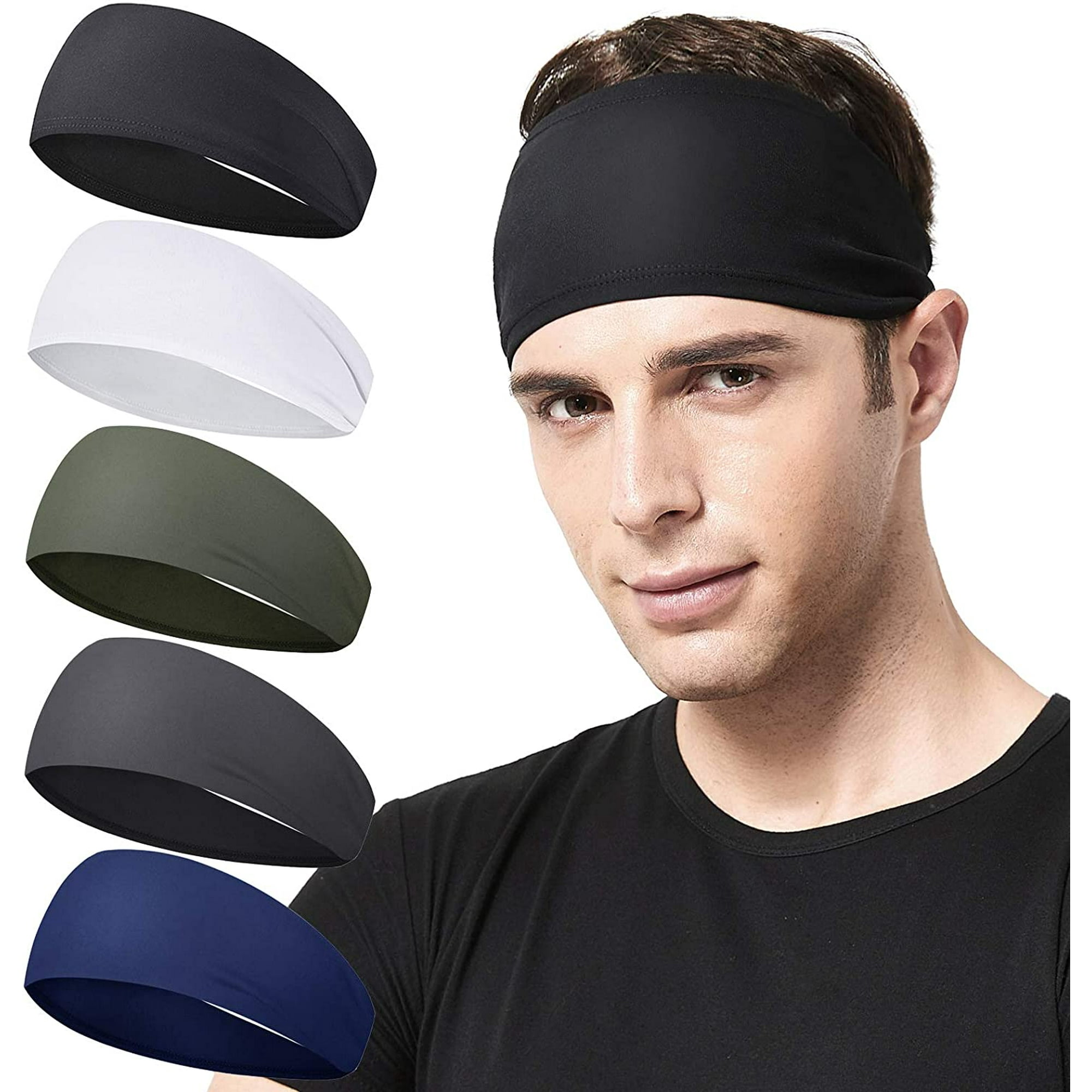 Click here for Xinqihang Mens Running Headband 5pack mens Sweatba... prices