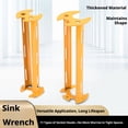 Agiufgs Multifunctional Sink Wrench 11, Reaches Tight Spaces Under ...