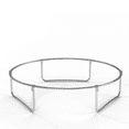 8FT No-Gap Springfree Trampoline - Soft Silent Bungees, Rust-Proof ...