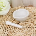 DOYOUNG Porcelain Mortar and Pestle Set, Herb Bowl for Grinding Food ...
