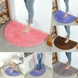 Sunisery Semi Circle Mat Half Moon Bathroom Rug Outdoor Kitchen Mat for ...