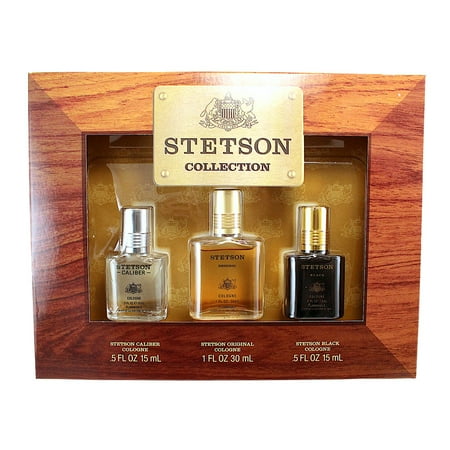 Stetson Collection 3 Pc. Gift Set ( Cologne 0.5 Oz Of Stetson Caliber ...