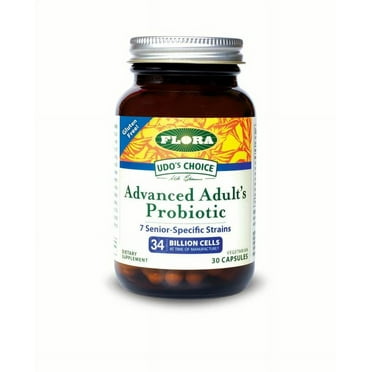Flora Advanced Adult's Blend Probiotic 60 capsules - Walmart.com