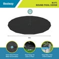 Bestway Flowclear 18' Pool Cover, Above Ground, PVC, Black, Fits 18 ...