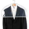 Smlper Set of 15 Clear Shoulder Covers for Clothes Breathable Clothes ...