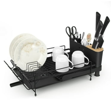 stusgo Foldable Over The Sink Dish Drying Rack with Drainage,Stainless ...