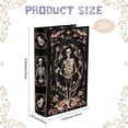 1pc Book Shaped Printed Imitation Leather Storage Boxes with MDF ...