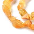 Amber Beads Strands Tumbled Stone 4.5~11.5x3~7x3.5~6mm Hole: 1~1.2mm 48 ...