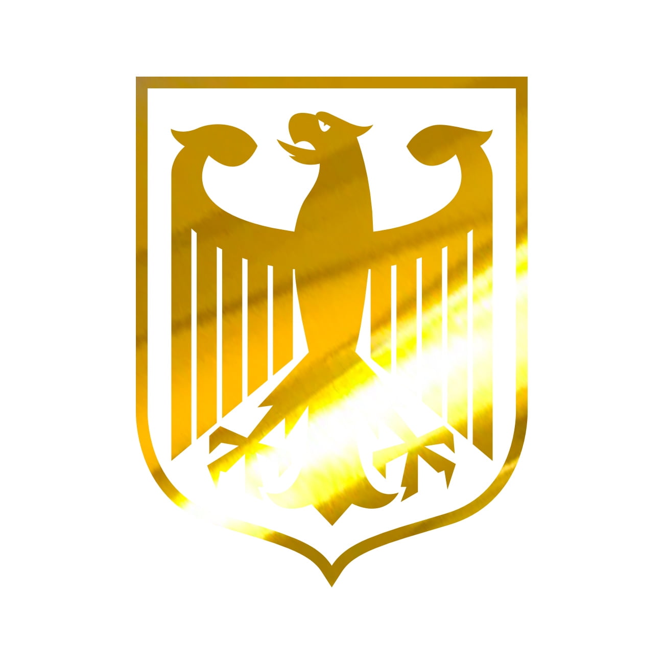 Deutschland Germany Sticker Decal Die Cut - Self Adhesive Vinyl ...