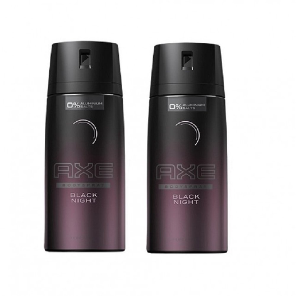 Axe Body Spray Deodorant Black Night 150 Ml (Pack Of 2) - Walmart.com ...