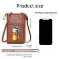 Ladies Phone Bag Retro Pattern Women Crossbody Fits Most Phones Friend ...