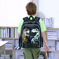 14" 3-Piece Cartoon Backpack Set - Matching Shoulder Bag & Organizer ...