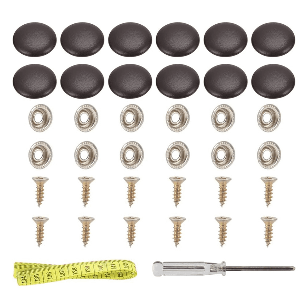 Click here for Unbranded 1set Leather Snap Upholstery Buttons Fit... prices