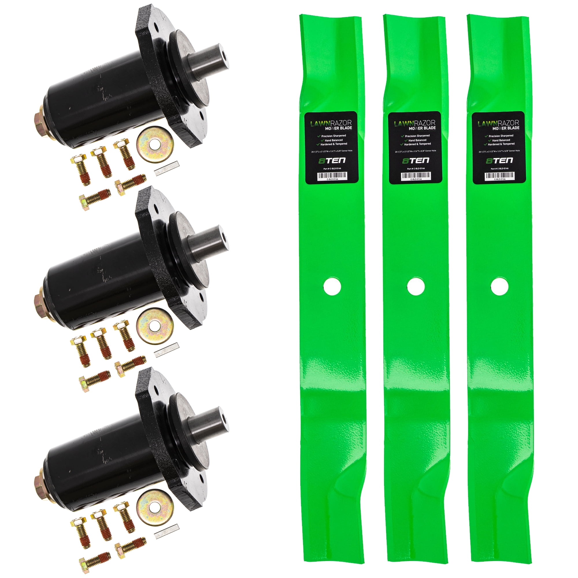 Click here for 8ten Spindle High Lift Blade Kit For Ariens Gravel... prices