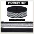 10M Flat Reflective Polyester Ribbon for Warning Tape Stripe 1 inch ...