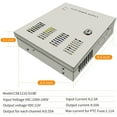{18 Channel Port Power Box Supply Output AC to DC 12V 30A}, AC Plug and ...