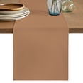 Camel Table Runner 13x48 Inch Light Brown Solid Background Autumnal ...