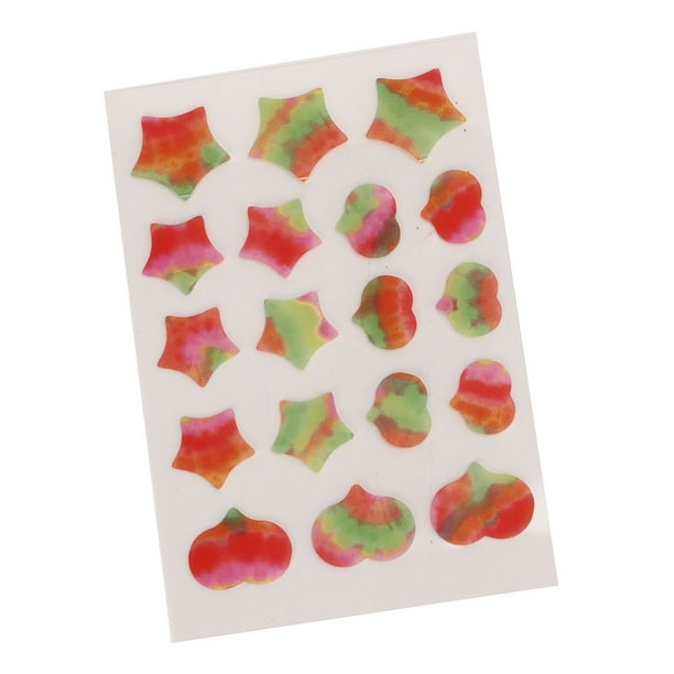 18 piezas Pegatinas para espinillas Parches hidrocoloides coloridos con ...