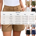 Binmer Women's High Waist Stretch Straight Leg Twill Work Shorts with ...