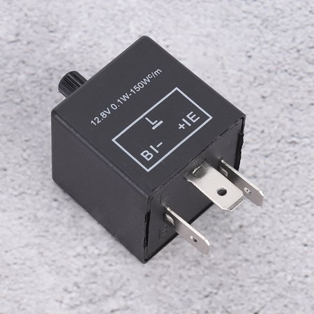 Electric Flasher Relay, 3 Pins 12.8V 0.1W-150W LED Flasher Blinker ...