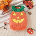 Bjutir Halloween Baby Clothes Crew Neck Sleeveless Romper Pumpkin Print Soft Cute Fall Winter ...