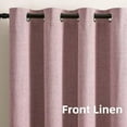 Custom 100% Total Blackout Curtains for Bedroom Living Room, Pink Faux ...