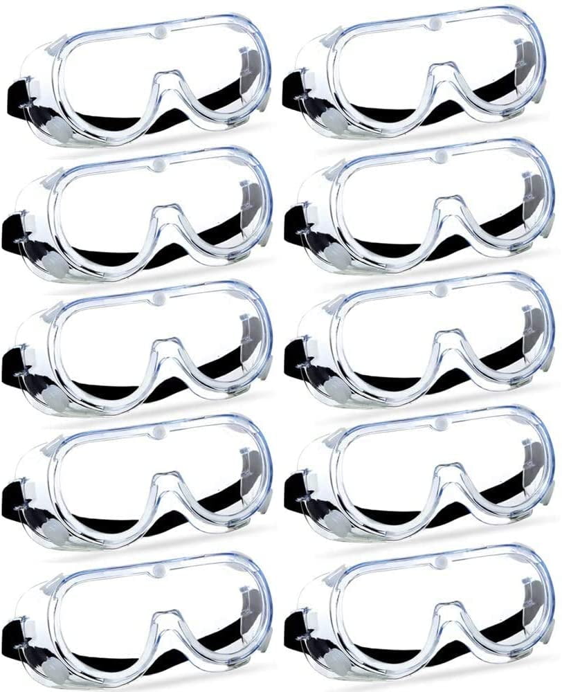 Safety Glasses - Anti Fog Clear Eye Protection Glasses Workshops ...