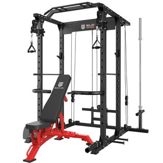 SPARTAN 1500 Lb. Capacity Exercise Power Cage Rack with Lat pull down ...