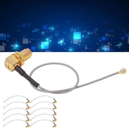 Fugacal Coax Cable,10Pcs RF Coaxial Cable Right Angle SMA Female Head ...
