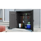Suncast Extra Large 106 Cubic ft Vertical Outdoor Resin Storage Shed ...