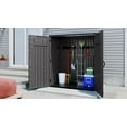 Suncast Extra Large 106 Cubic ft Vertical Outdoor Resin Storage Shed ... Suncast Extra Large 106 Cubic ft Vertical Outdoor Resin Storage Shed ...