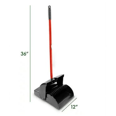 Libman Upright Broom and Stand Dustpan Combo Set, Commercial 1 Sweep ...