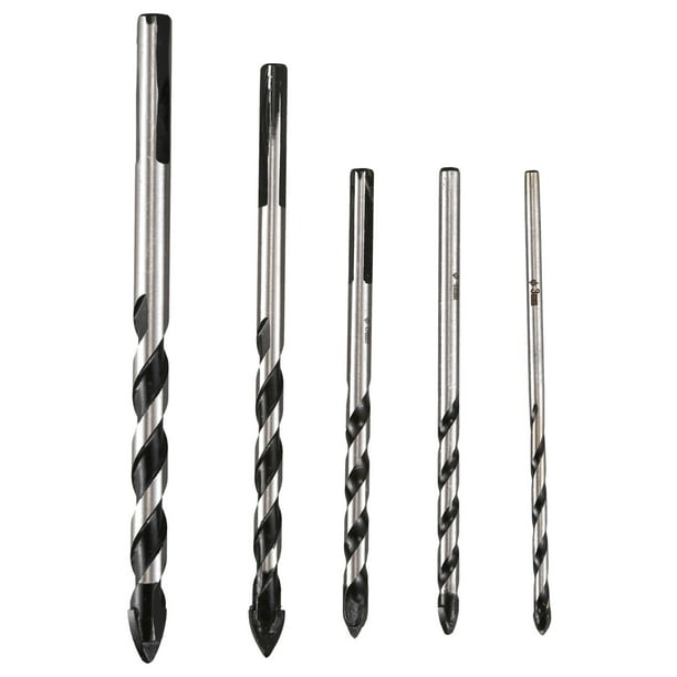 5 Pieces Multi-Material Tungsten Carbide Drill Bit Set for Porcelain ...