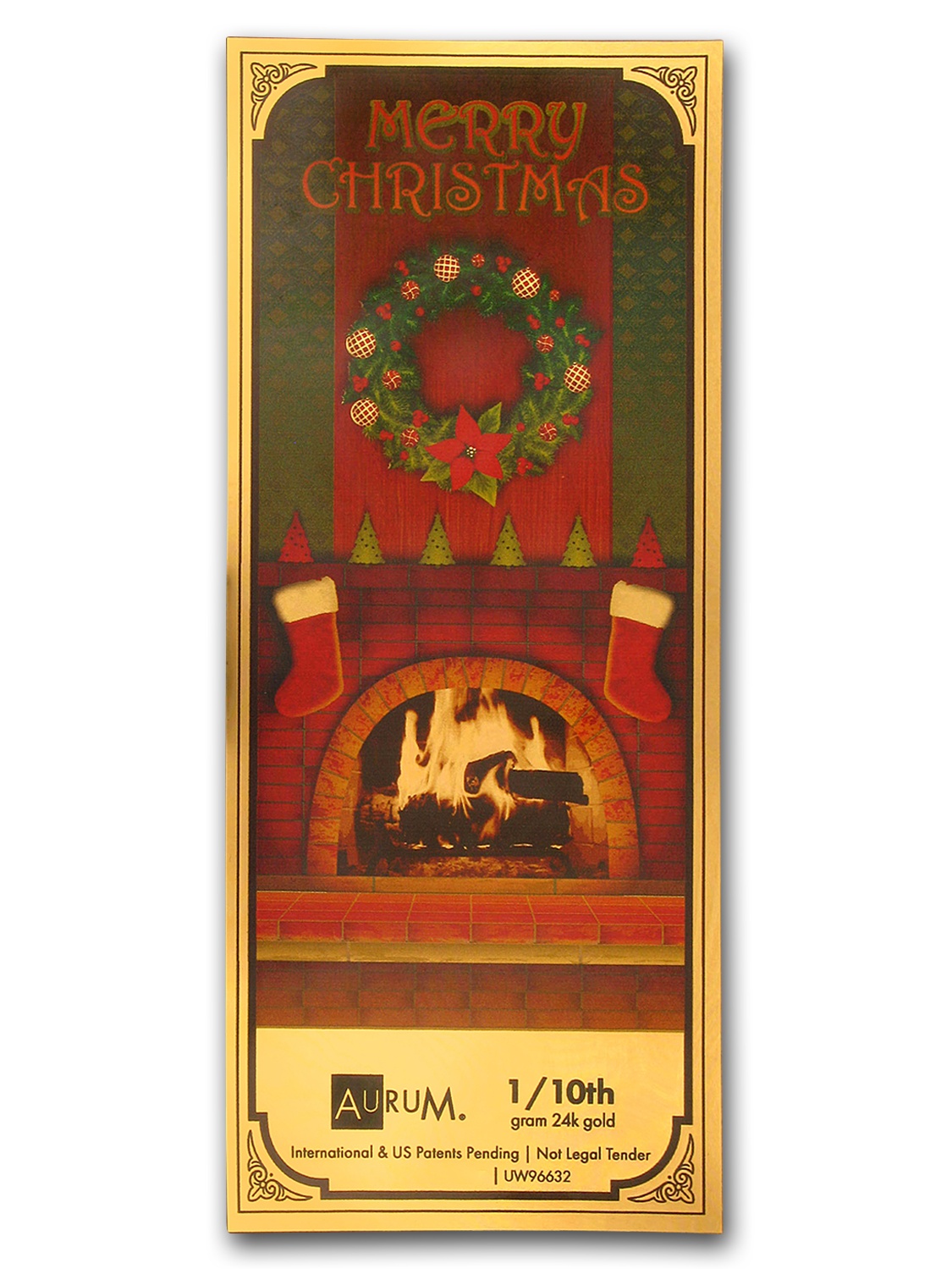 Valaurum Inc. - 1/10 gram Gold Note - Valaurum (Merry Christmas ...