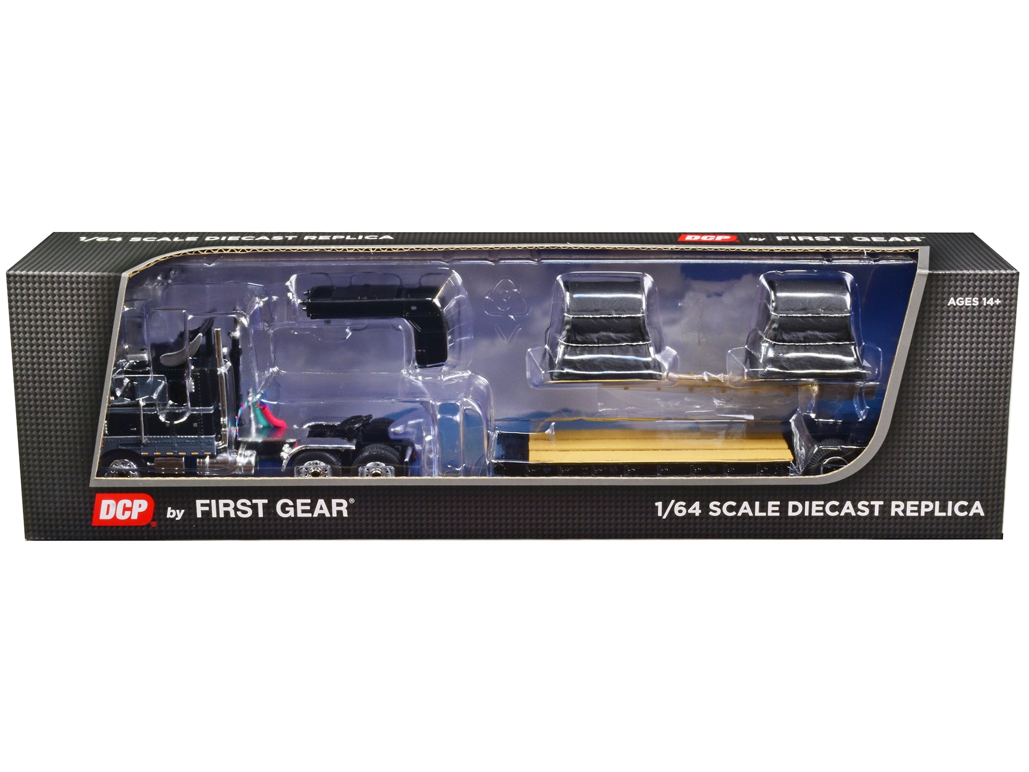 Peterbilt 352 COE 110" Sleeper w/Turbo Wing and Rogers Vintage Trailer ...