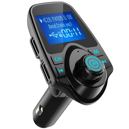 YDJKET Bluetooth Car Fm Transmitter Audio Adapter Receiver Wireless Car ...