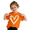 Bmisegm Toddler T Shirts Summer Loose Cute Short Sleeve Tee with Heart ...