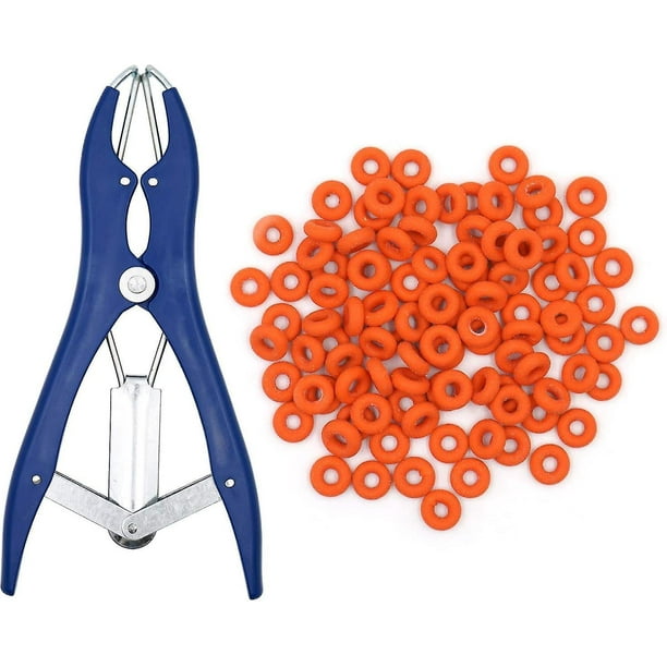 Rubber Ring Castration Tool for Livestock Tail Docking and Castration | Bodega Aurrera en línea
