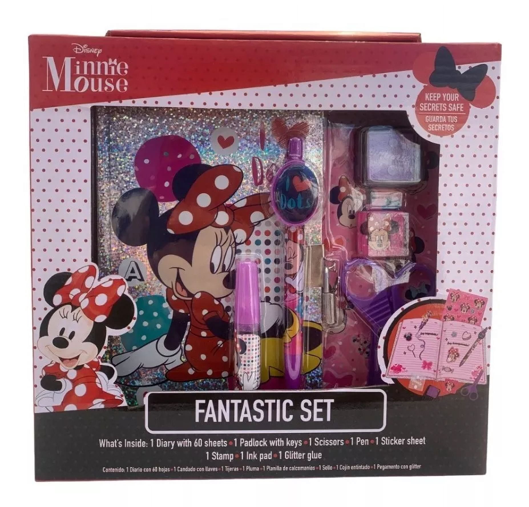 Libreta Tipo Diario Con Candado Minnie Mouse C/8 Pzs | Bodega Aurrera ...