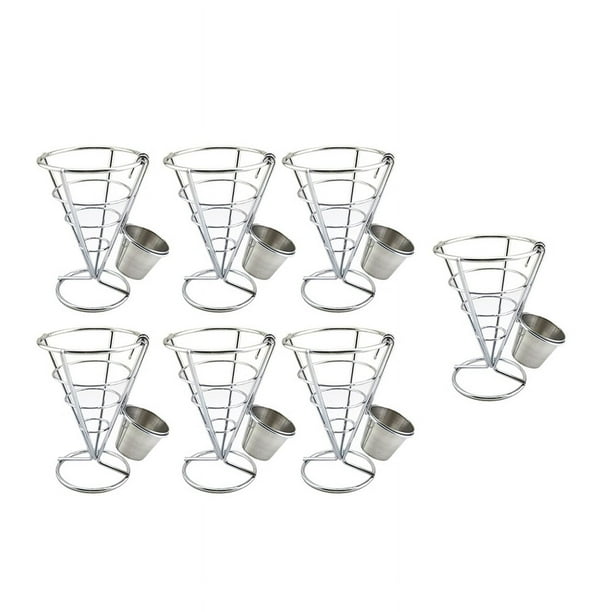 French Fries Basket Single Head French Fries Rack 7 Pieces of French ...