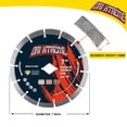 ORIXTREME 7 Inch Diamond Saw Blade 2Pcs, Segmented General Purpose ...