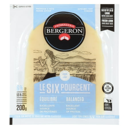 Fromagerie Bergeron Six Percent 6 % M.F. Ripened Firm Cheese | Walmart ...