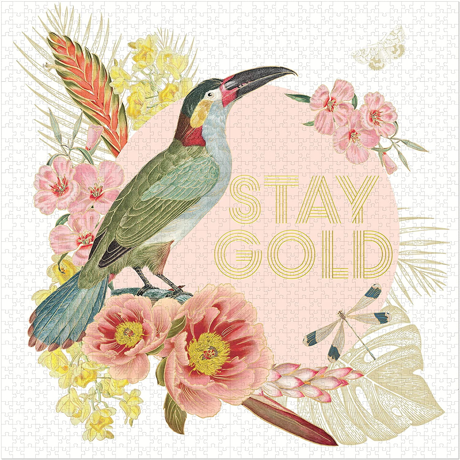 DesignWorks Ink Jigsaw Puzzle Art Print, 1 EA, Toucan Collage - Walmart.com