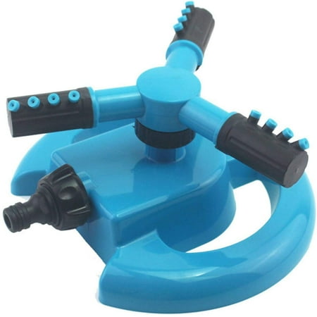Outdoor Garden Sprinkler 3 Nozzles Lawn Sprinklers, 360Automatic ...