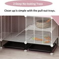 Aqwiopr Small Animal Cage: Cozy & Durable Habitat for Rabbits, Guinea ...