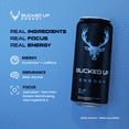 Bucked Up Super Fuel Energy Drink, Blue Raz Flavor, 300mg Caffeine, 16 ...