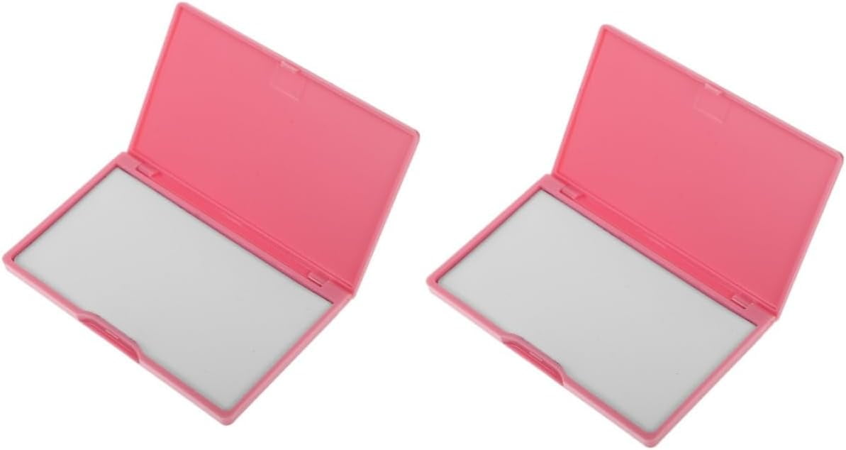 2pcs Sewing Machine Hand Sewing Needle Box Needle Storage Box Pink PVC ...