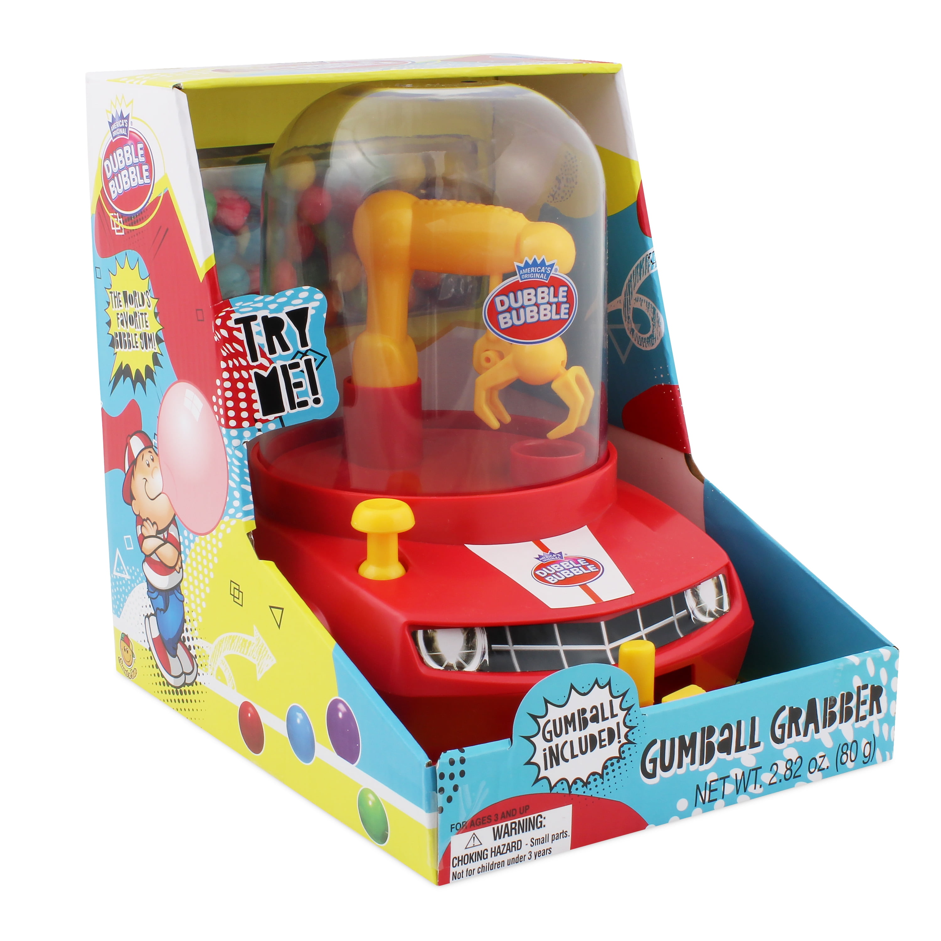 Buy Playo Gumball Grabber Car Candy Claw Machine with 45 GUMBALLS ...